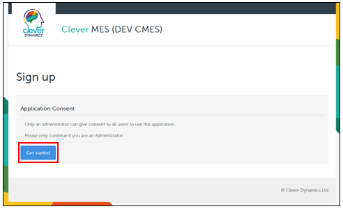 Clever Dynamics - Registering the Application